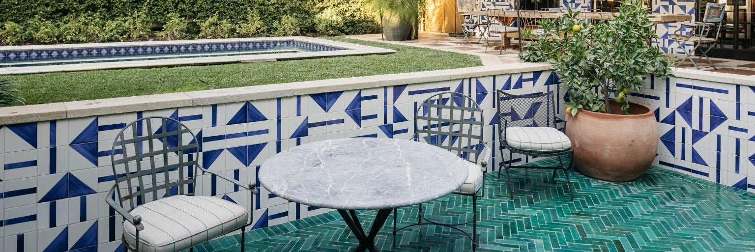 2x8 Cigar Zellige Tiles Moroccan Handmade Wall Tiles