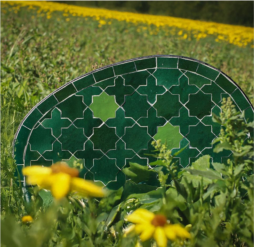 GIO PONTI MOSAIC CREAM + ATLAS SAGE + FOREST GREEN – Zellige Home